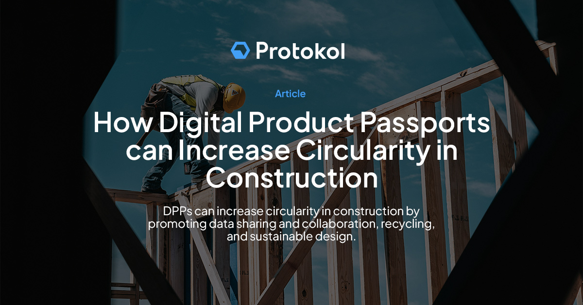 How Digital Product Passports can Increase Circularity in Construction ...